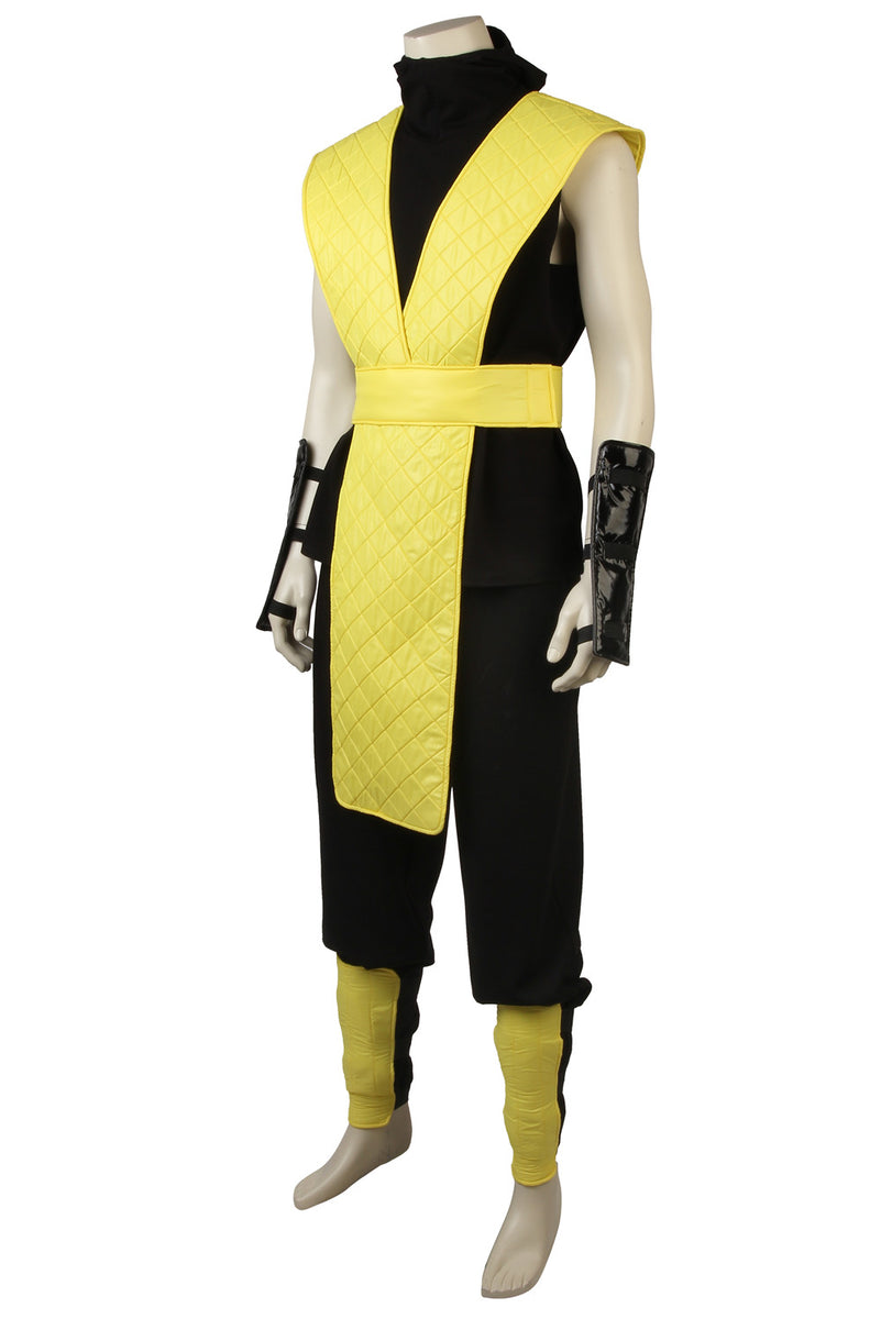Mortal Kombat X Scorpion Hanzo Hasashi Cosplay Costume – AAACosplay