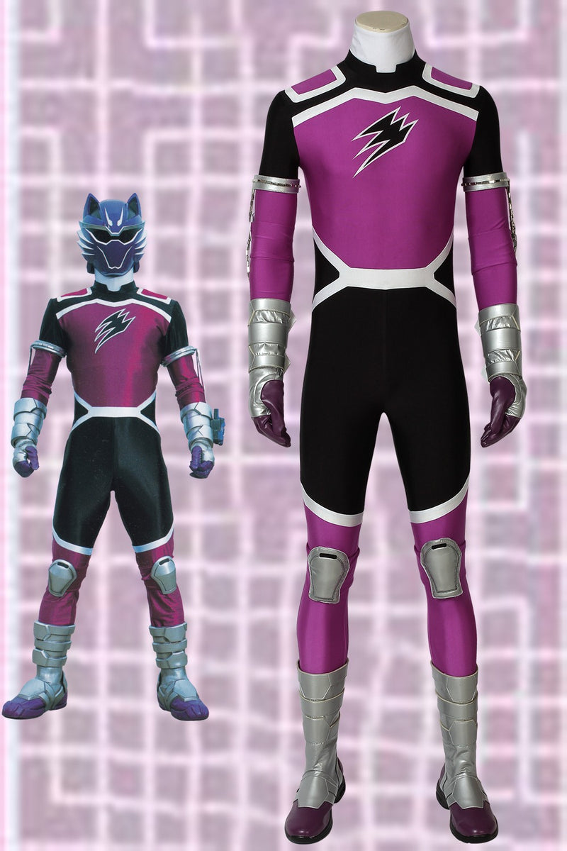 Juken Sentai Gekiranger Geki Violet Gou Fukami Cosplay Costume – AAACosplay